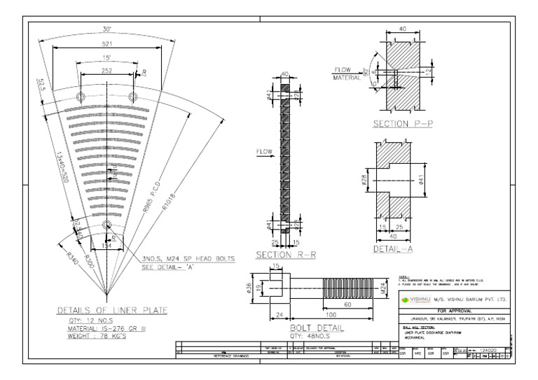 Liner Plate Discharge Diaphram | PDF