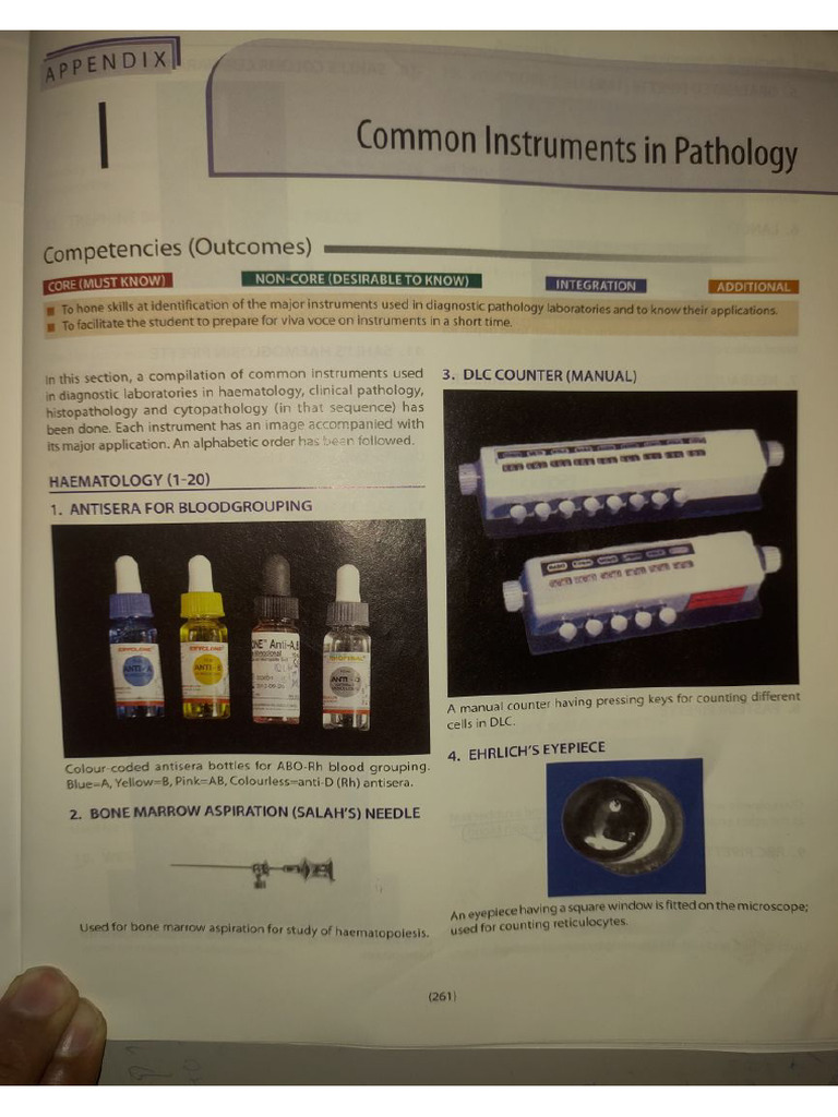 Patho instruments | PDF
