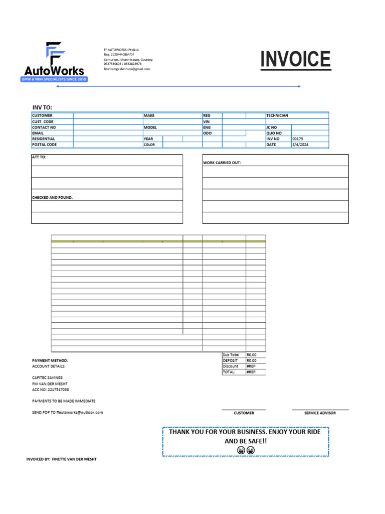 Aea Test Invoice | PDF