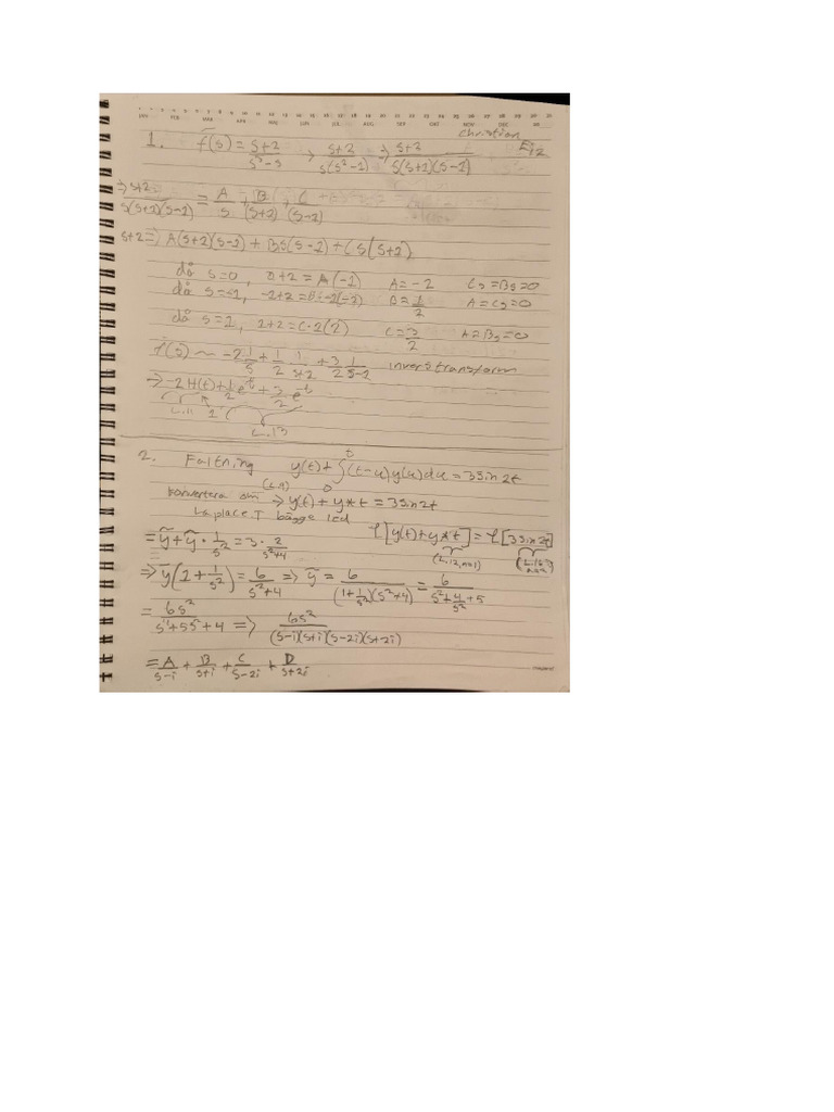 Transform-methods(partial fraction decomposition) | PDF
