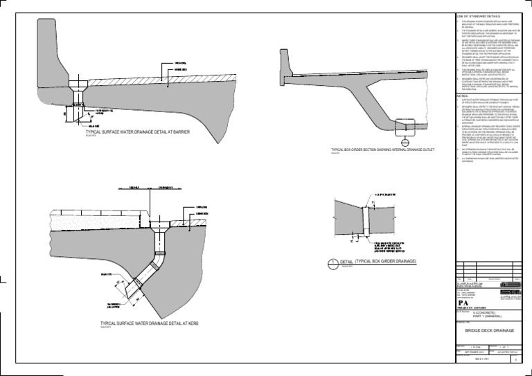Bridge Deck Drainage Details | PDF