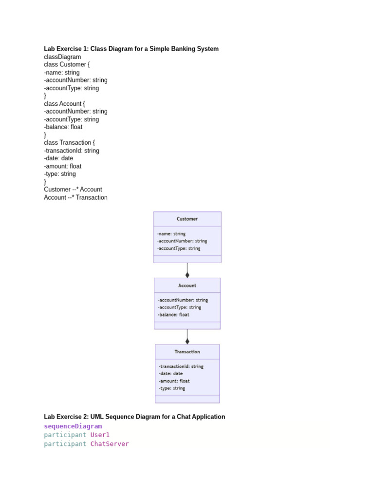 UML Diagrams for Banking and E-commerce | PDF