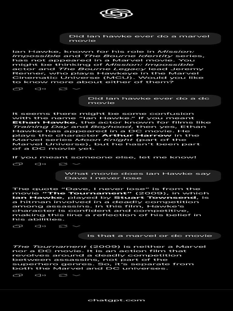 Ian Hawke Marvel Query | PDF