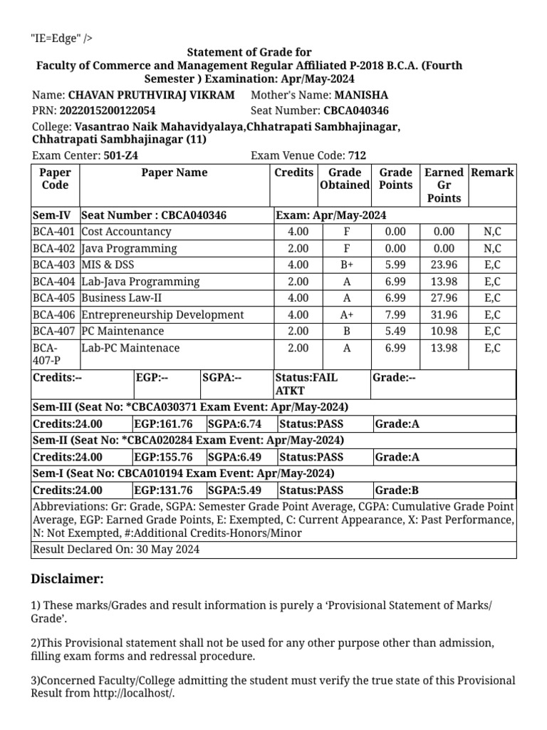 ashish | PDF | Educational Stages | Qualifications