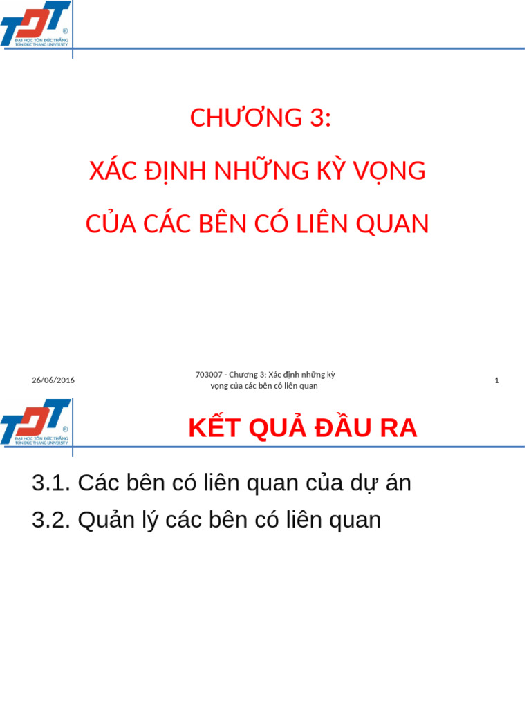 Chapter 3 Profiling Project Stakeholder Expectations | PDF