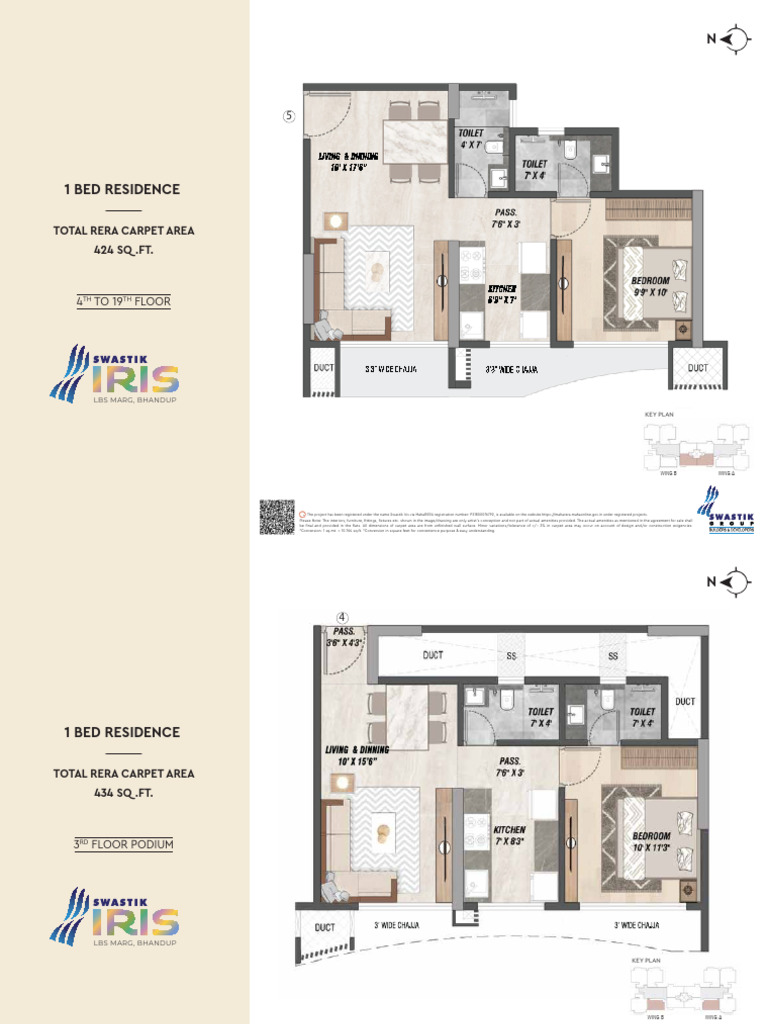 Final Unit Plans Swastik Iris 18.12 | PDF | Home | Interior Design