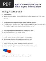 Class 6 ch-4 Exploring Magnets | PDF | Magnet | Magnetism