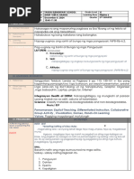 Detailed Lesson Plan Sanhi at Bunga | PDF