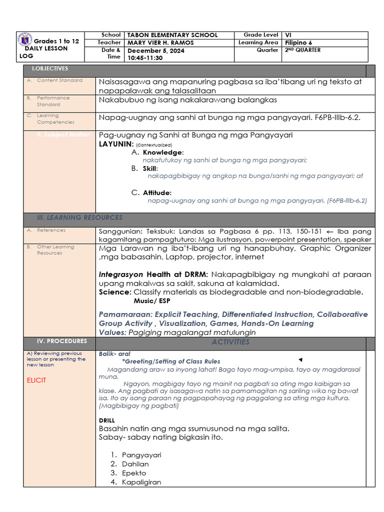 LP With DRRM INTEGRATION | PDF