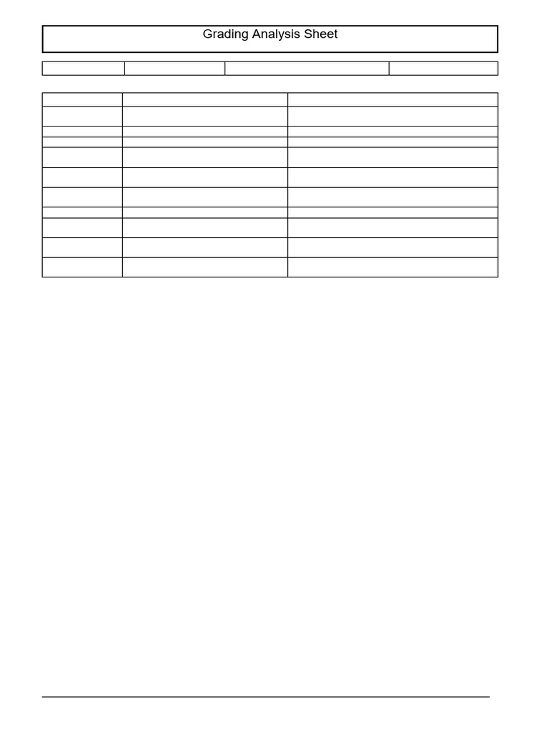 1082050-Grading Analysis Sheet | PDF | Chemical Engineering