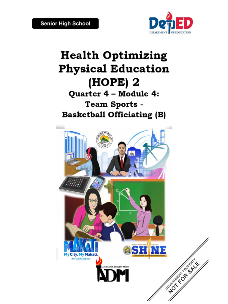 Shs Hope2 q4 w4 Studentsversion | PDF | Referee | Sports