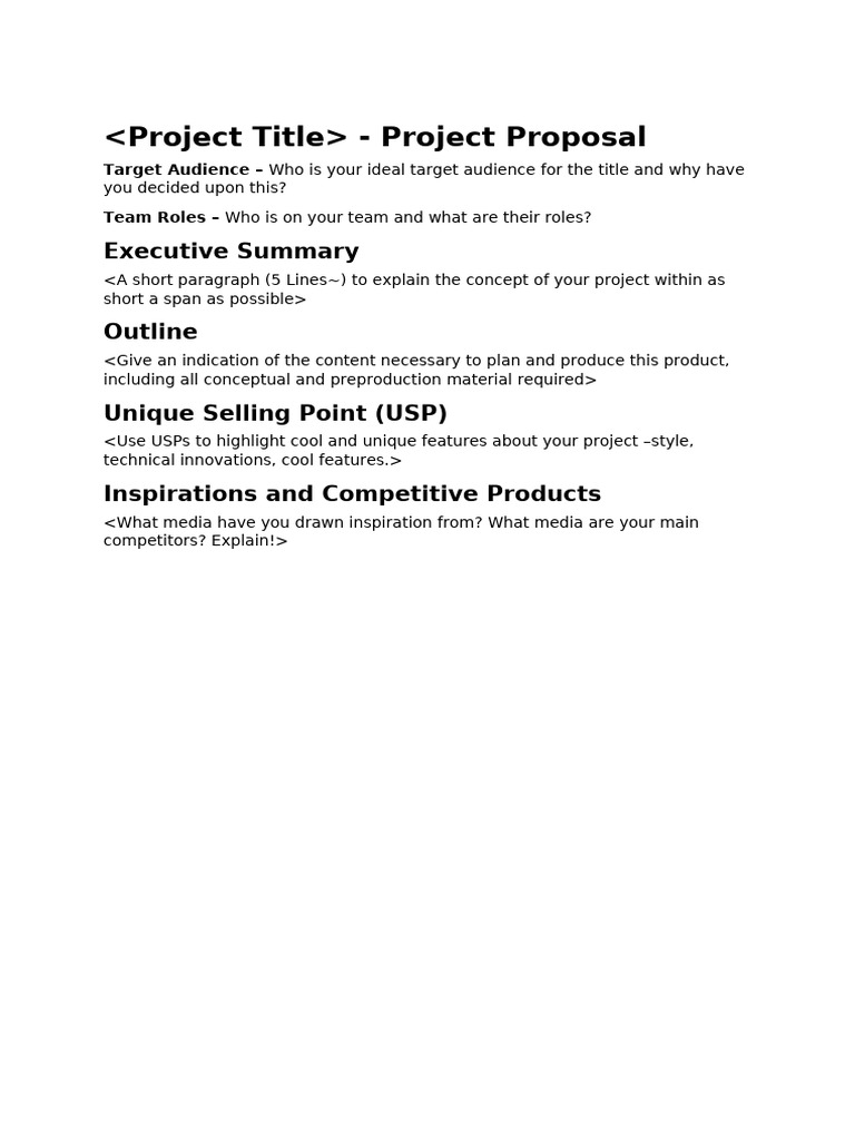 Project Proposal | PDF
