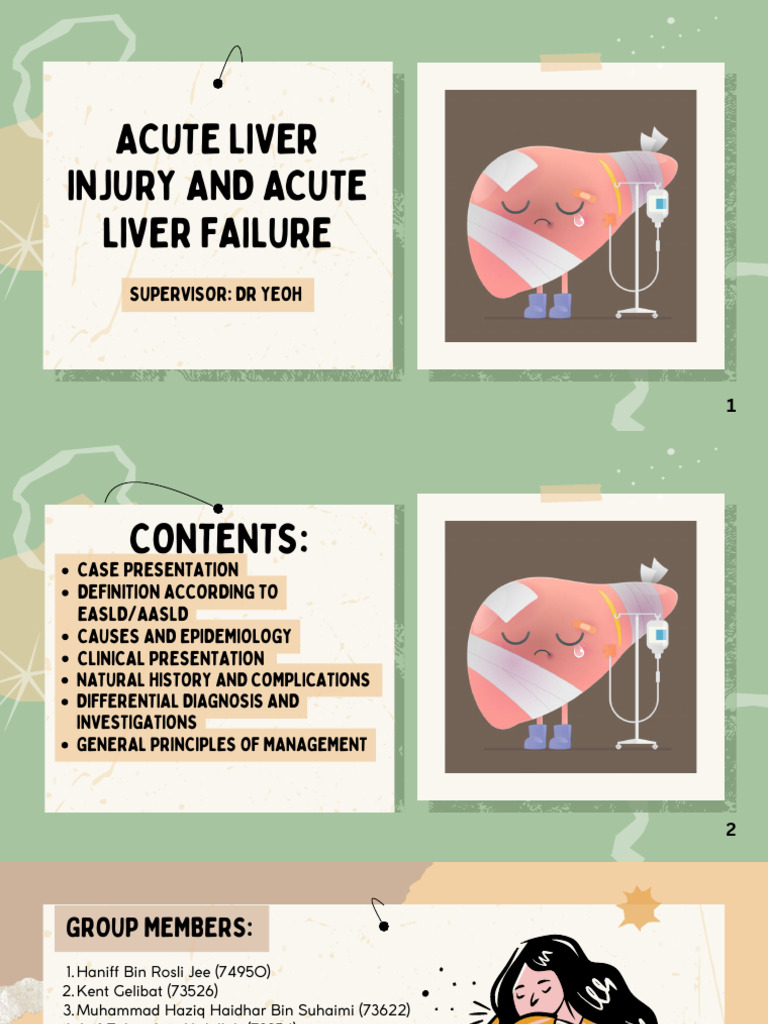 Acute Liver Failure Overview and Case Study | PDF | Cirrhosis ...