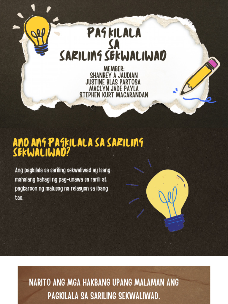 Pag Kilala Sa Sariling Sekwaliwad - 20250310 - 085935 - 0000 | PDF