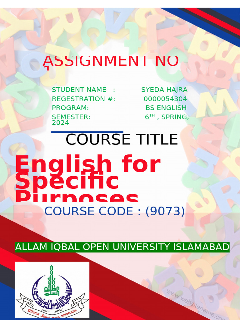 ASSIGNMENT NO 1 9073 | PDF | Learning | Educational Assessment