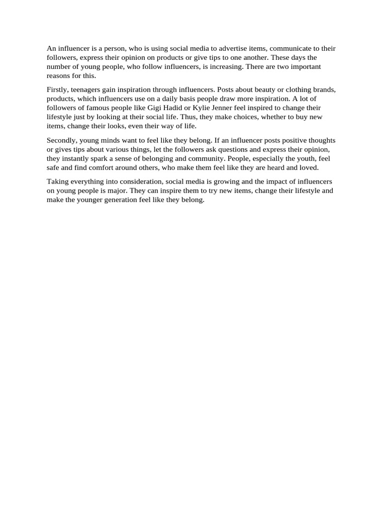 Essay Social Media | PDF