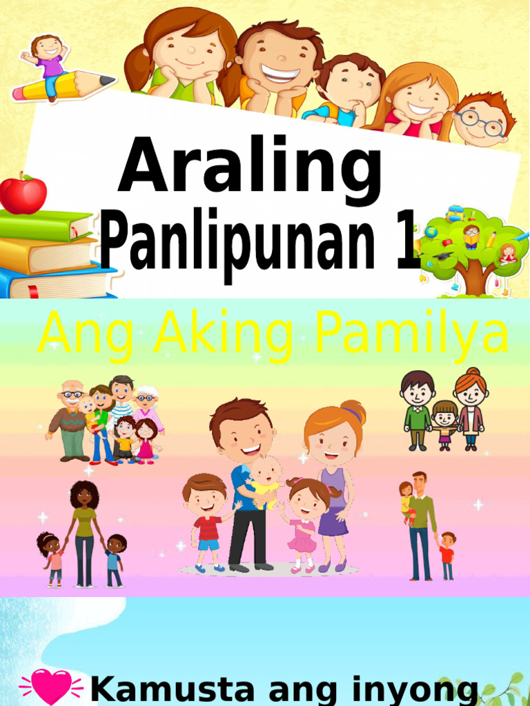 Aralin 2 - Ang Aking NG Pamilya | PDF