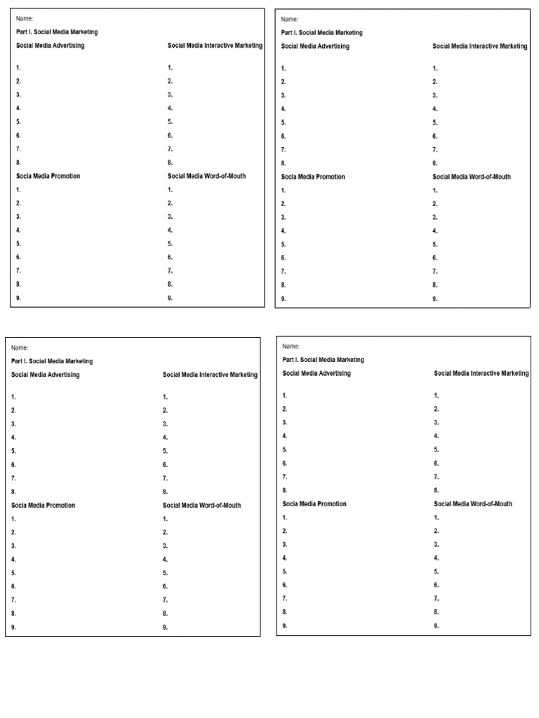 Survey Mini Questionnaire | PDF