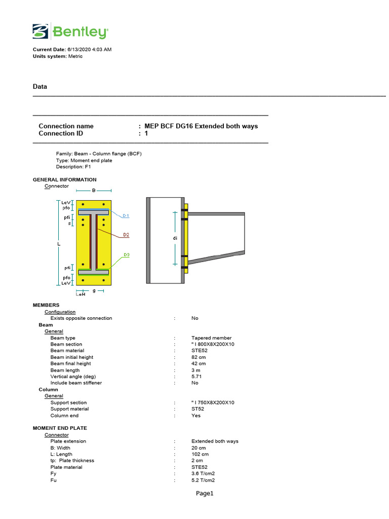 RAM Connection: MEP BCF DG16 Details | PDF | Welding | Construction