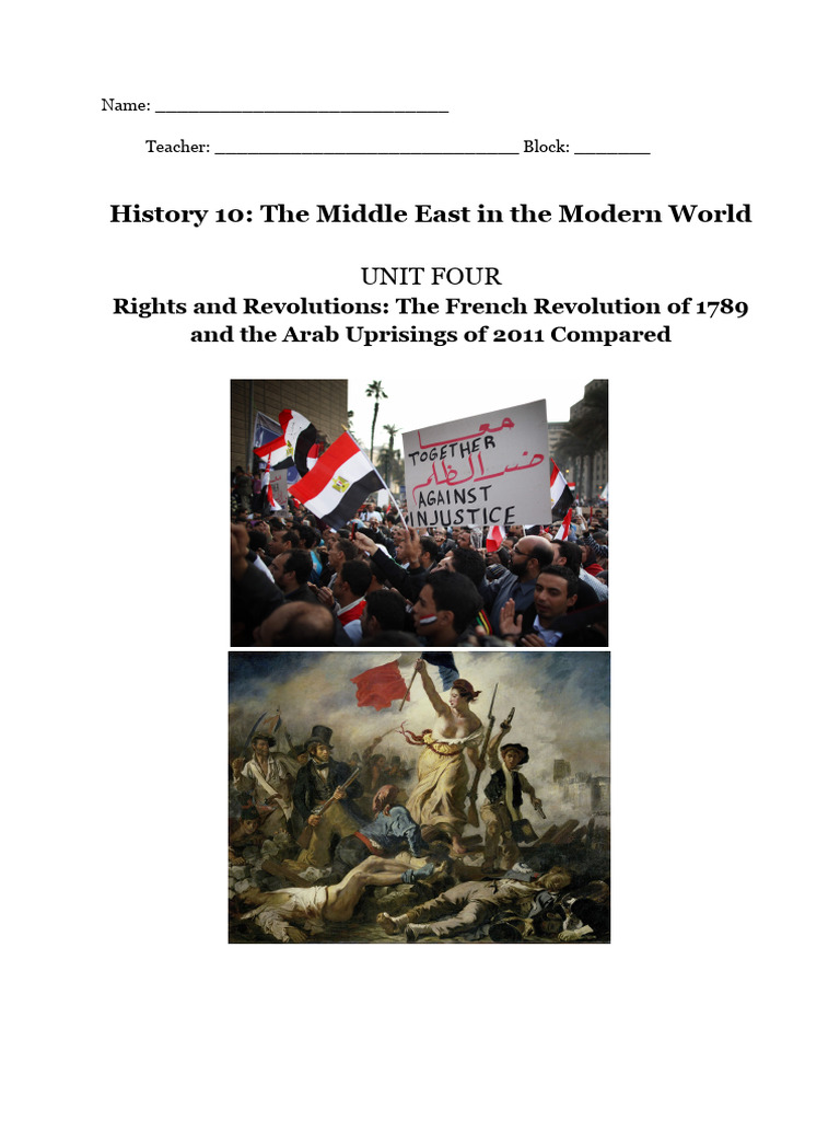 Unit 4, Part II Course Reader 2021-2022 - Rights and Revolutions | PDF ...