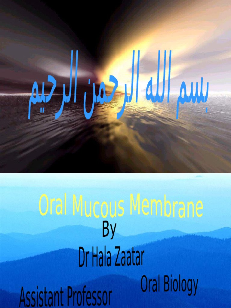 Oral Mucous Membrane Classification Guide | PDF | Epithelium | Skin