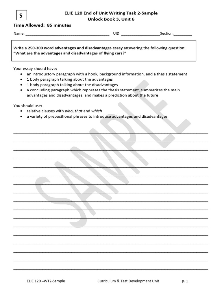 ELIE 120 - EoU Task 2 - Sample | PDF | Human Communication | Language ...