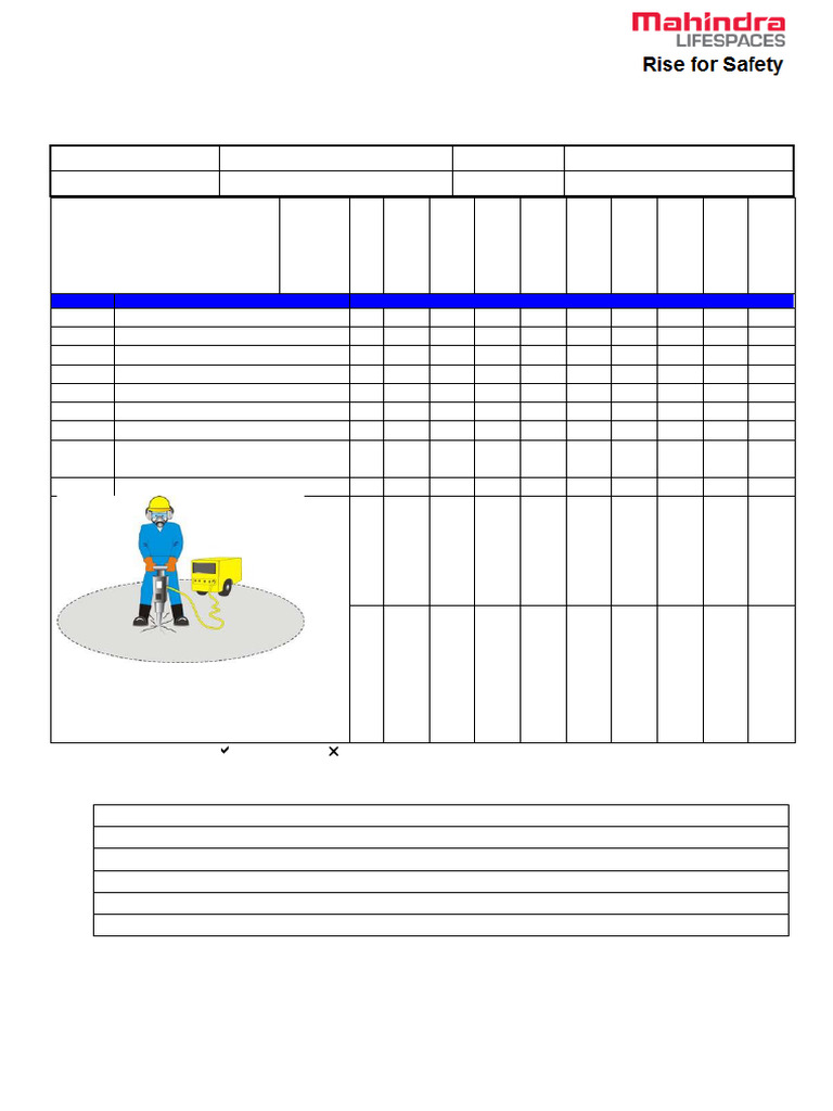 Daily Pneumatic Breaker Inspection Form | PDF