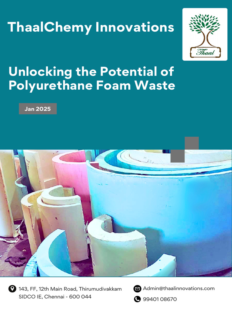 Thaal Brochure | PDF | Recycling | Polyurethane