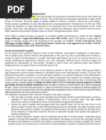 Substantive vs. Formal Equality Explained | PDF | Discrimination | Justice