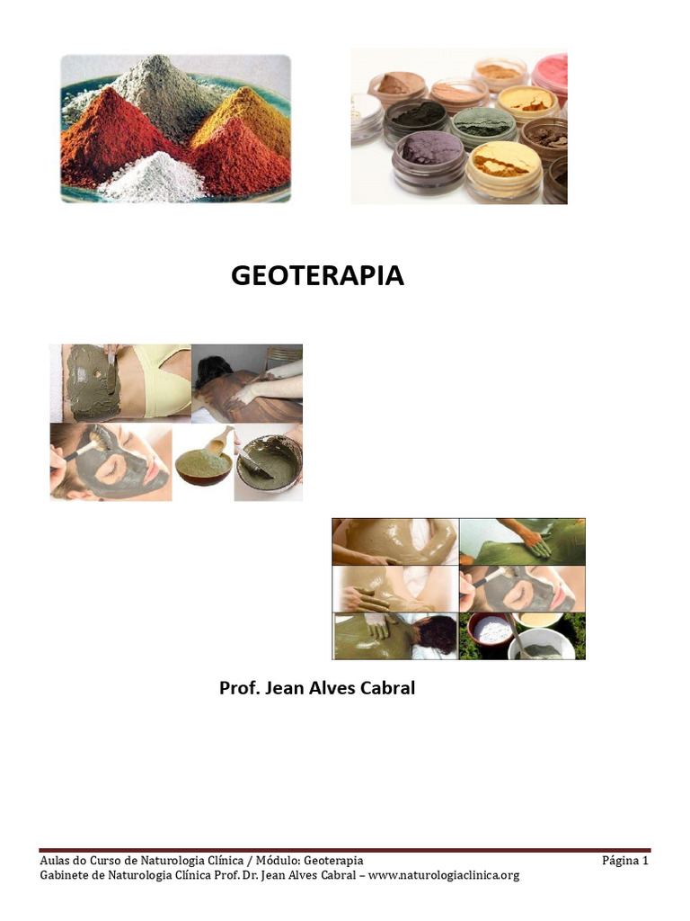 Geoterapia - Prof. Jean Alves Cabral | PDF