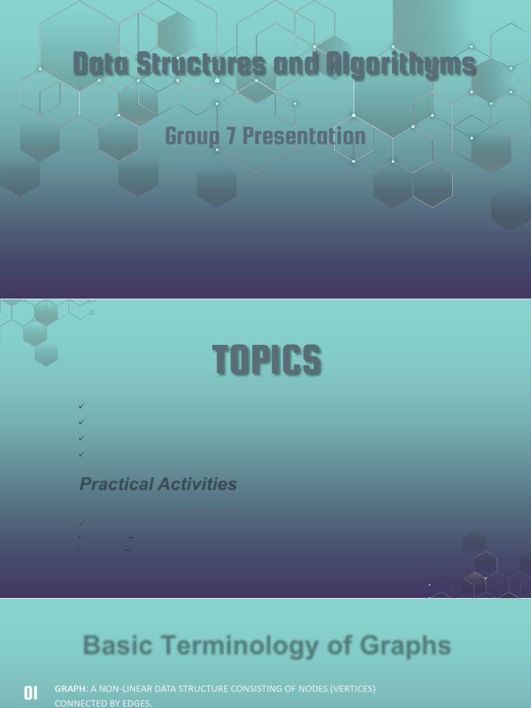Presentation Group Seven | PDF | Vertex (Graph Theory) | Theoretical Computer Science