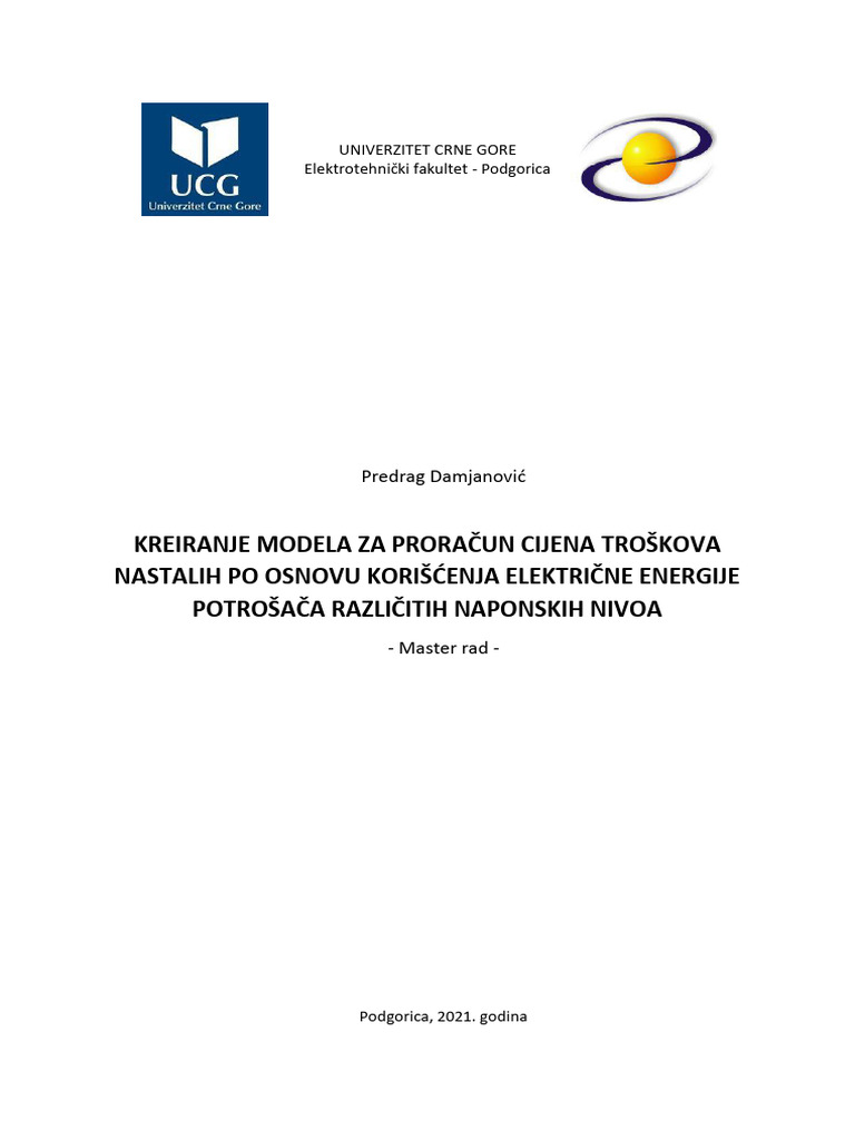 Master Rad - Predrag Damjanovic | PDF