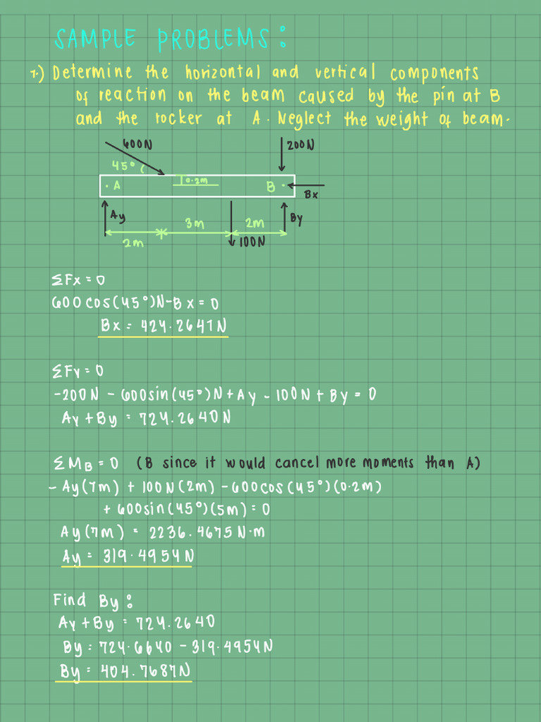 CHAPTER 5 Sample Problems - 231119 - 001033 | PDF