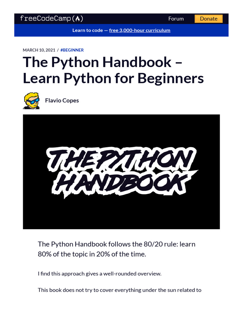 Handbook @ Freecodecamp | PDF | Data Type | Boolean Data Type