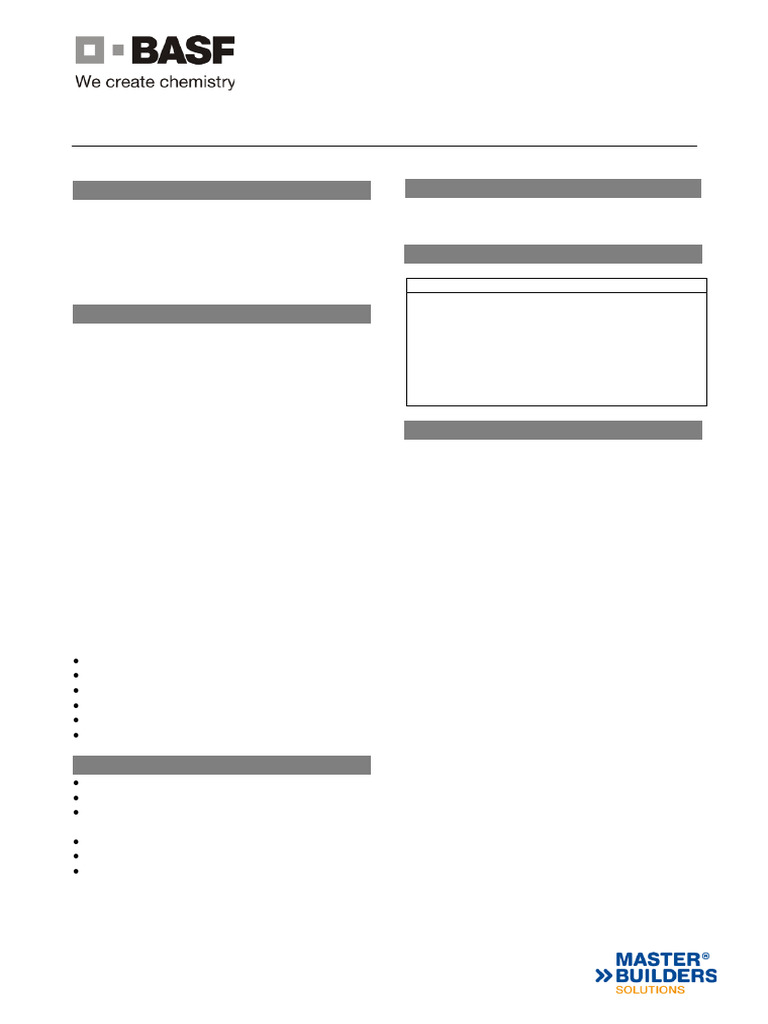 BASF-MasterTop-1210-Data-Sheet 2025 | PDF | Coating | Epoxy