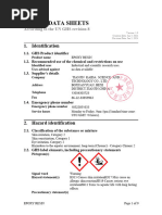 EPOFIX Resin Safety Data Sheet | PDF | Toxicity | Dangerous Goods