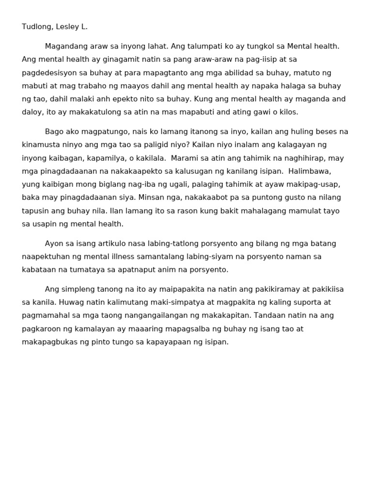 Talumpati | PDF