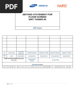 Method Statement for Screeding Works | PDF | Concrete | Economic Sectors