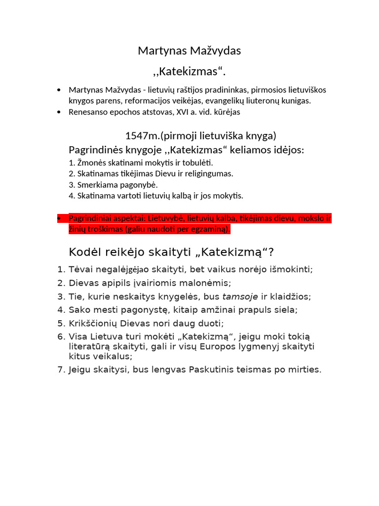 Lietuviu Kalba | PDF