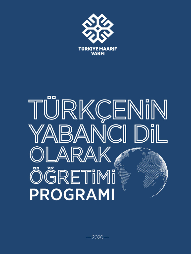 Turkcenin Yabanci Dil Olarak Ogretimi Programi 2 Baski | PDF