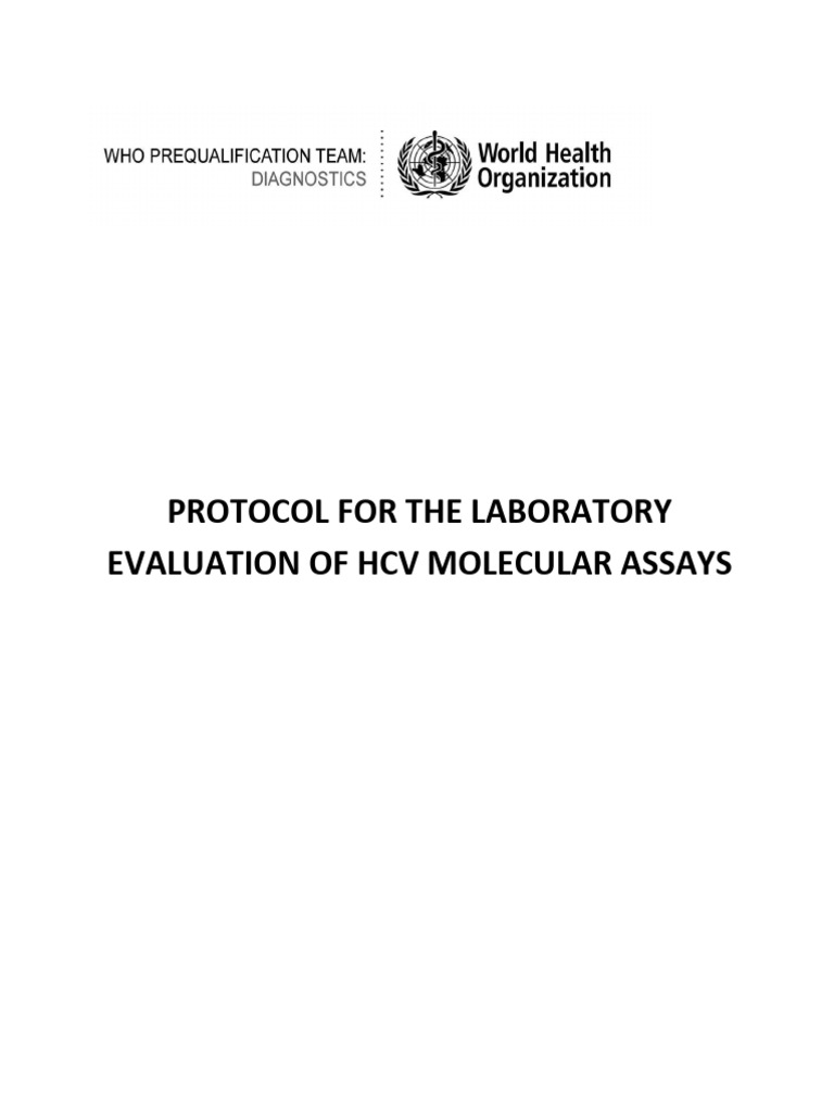 Protocol PQDX 225 HCV Molecular Assays v4 0 | PDF | Detection Limit ...