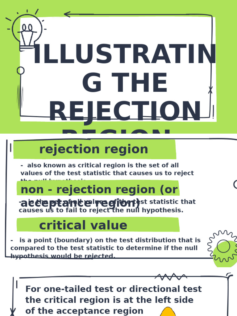 Rejection Region and Type I and Type II Error | PDF | Type I And Type ...