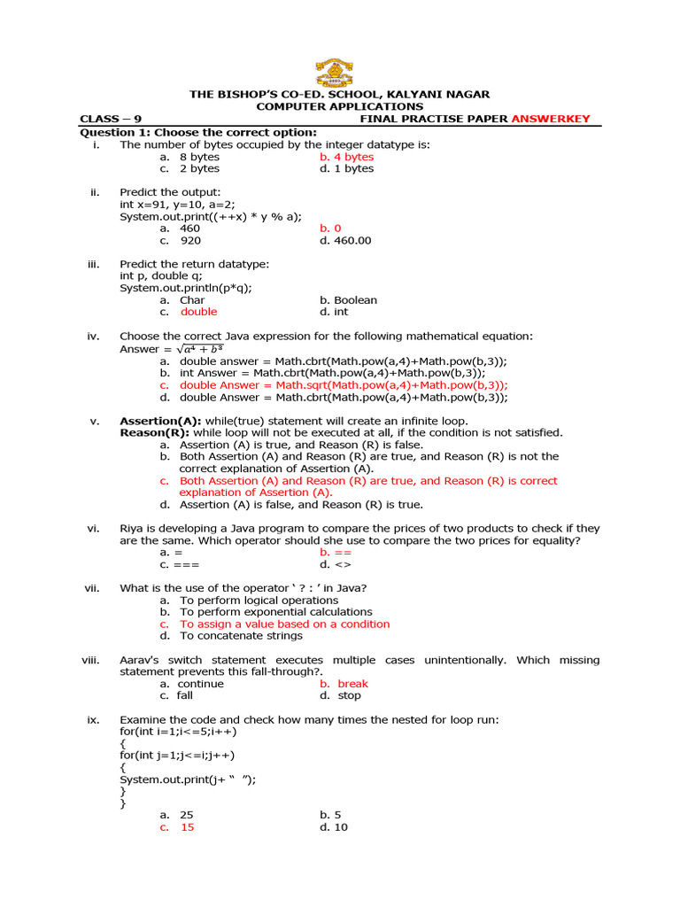 17022025100019ak - Final Practice Paper | PDF | Integer (Computer Science) | Mathematics