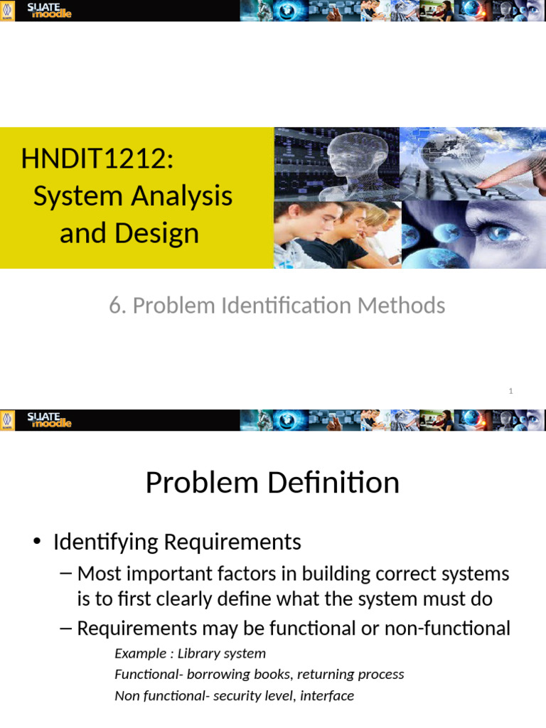 HNDIT1212 Lecture 6 Problem Identification | PDF | Questionnaire | Brainstorming