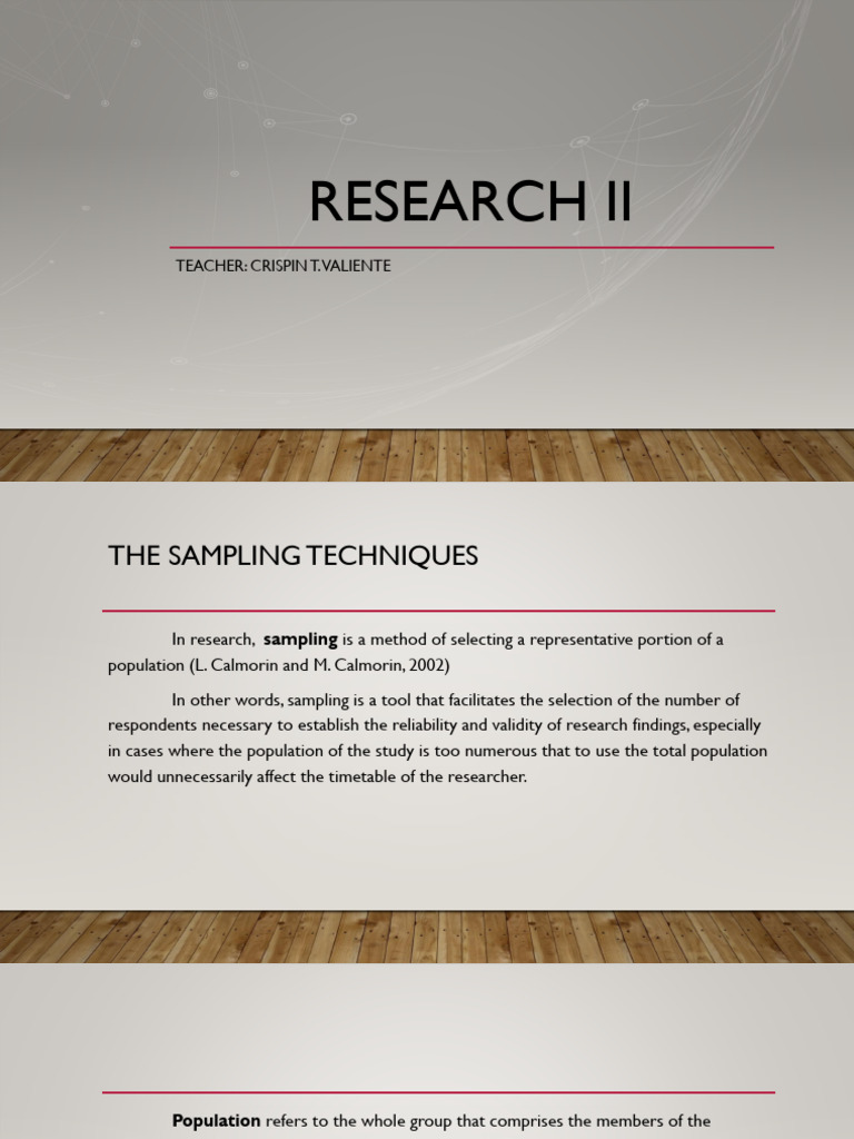 Sampling Techniques | PDF | Sampling (Statistics) | Stratified Sampling
