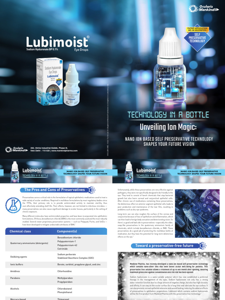Lubimoist Product Monograph Final | PDF | Cell (Biology) | Antimicrobial