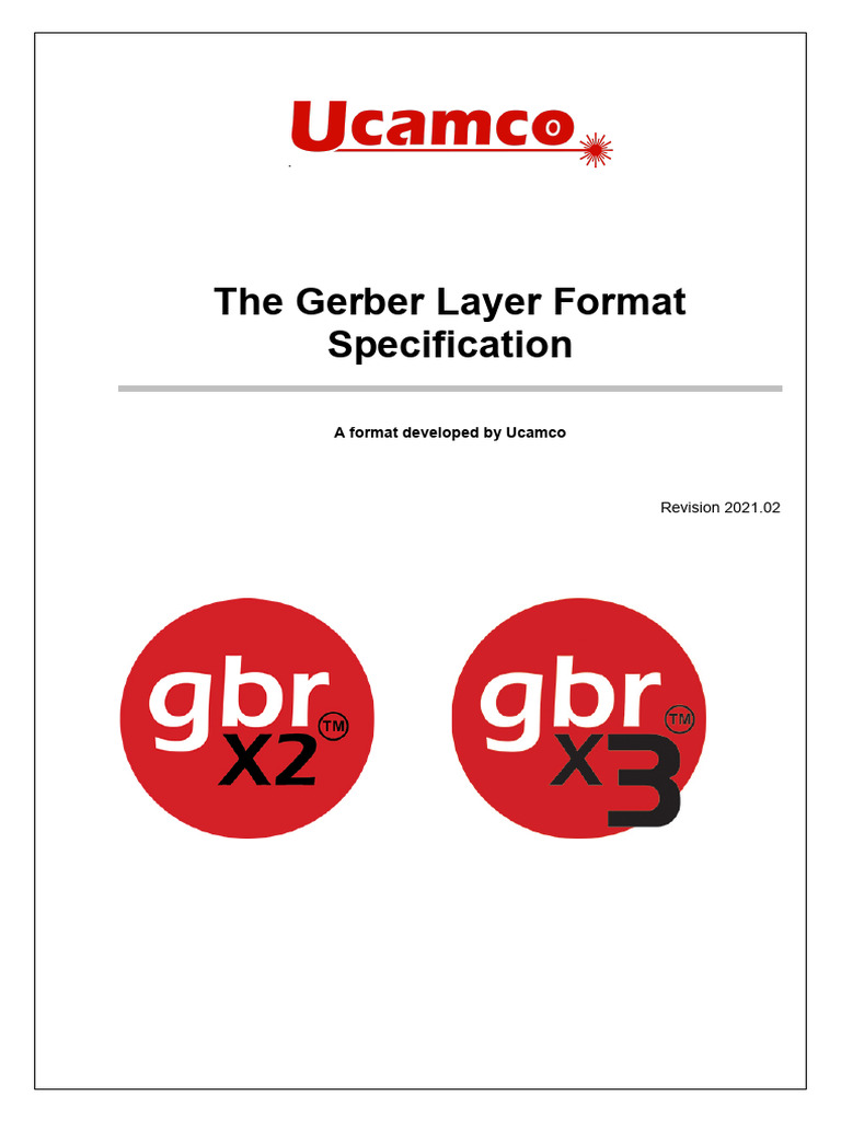 The Gerber Layer Format Specification Revision 2021 02 En | PDF