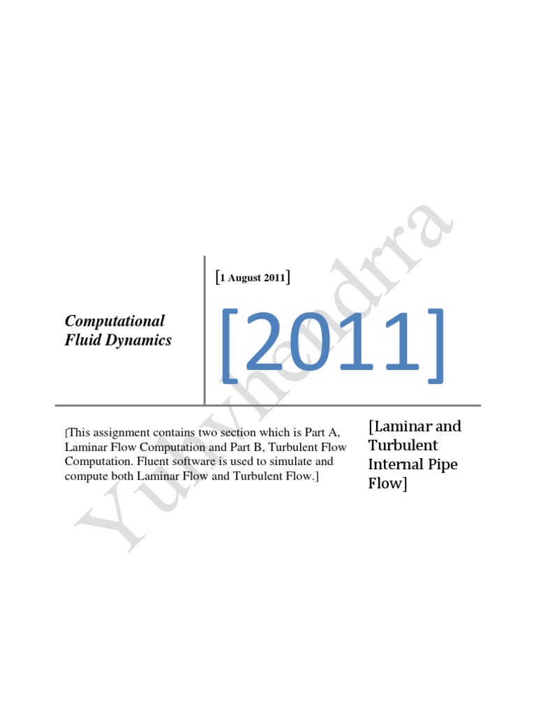 Computational Fluid Mechanics Simulation and Computation With Gambit and Fluent | PDF ...