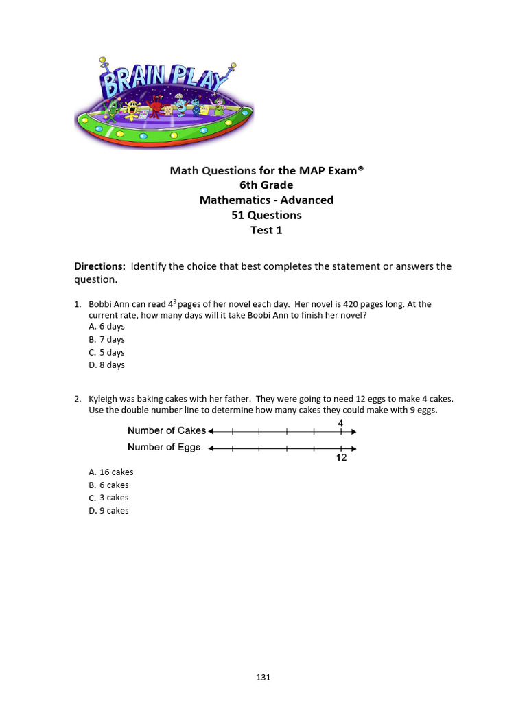 Math Tests-131-148 MAP TEST | PDF | Fuel Economy In Automobiles | Gallon