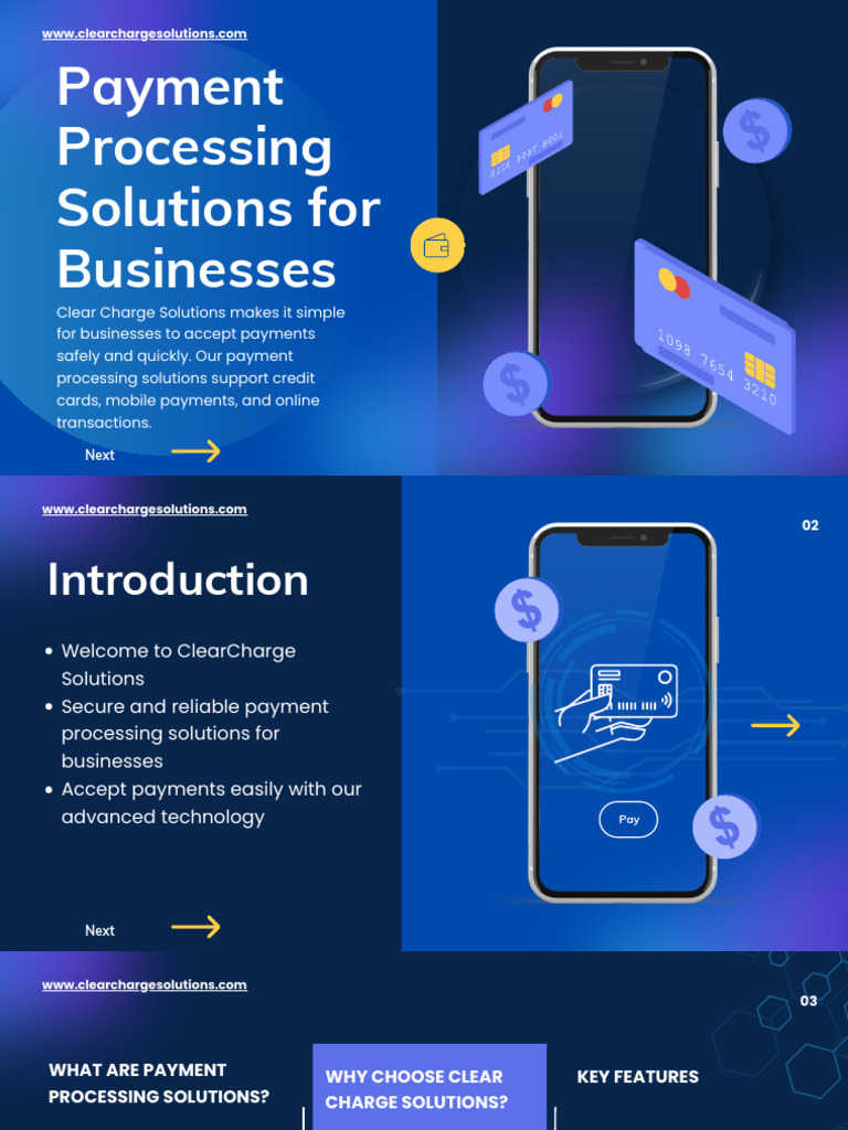 Payment Processing Solutions by Clear Charge Solutions | PDF